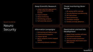 Neurosecurity - from terror to sustainable future | PPT