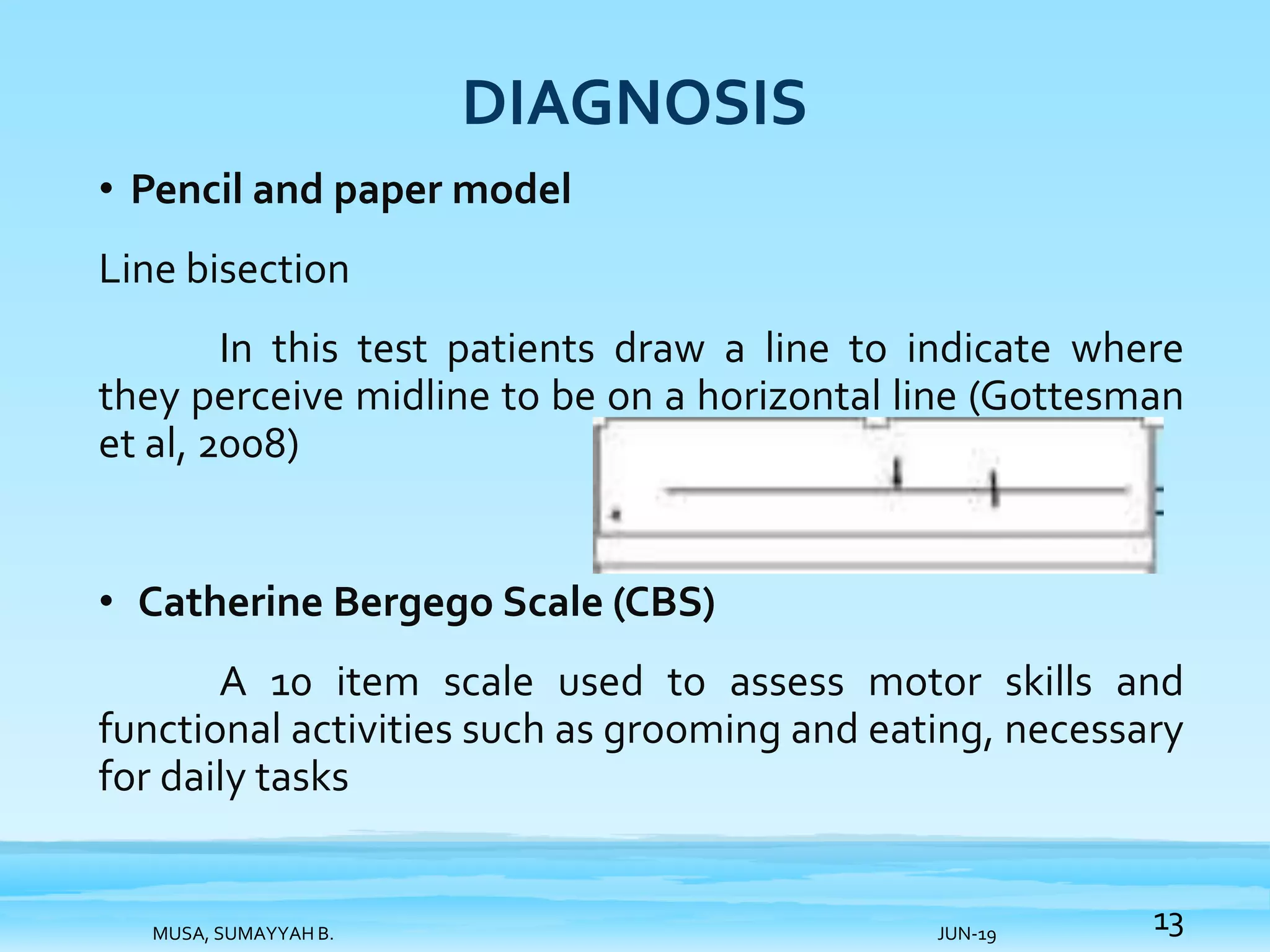 Post stroke hemispatial neglect syndrome | PPTX