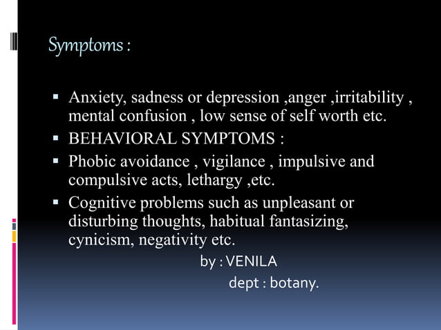 Neurosis | PPTX | Brain and Nervous System Disorders | Diseases and Conditions