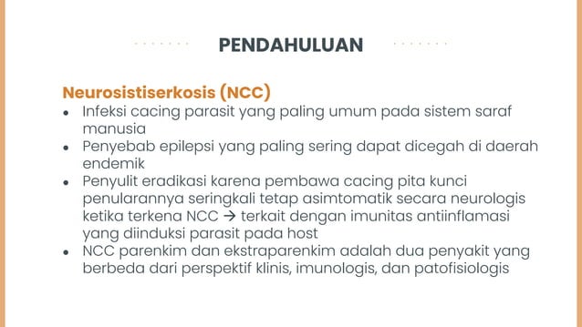 Tugas Kuliah Neuroinfeksi Neurosistiserkosis | PPTX