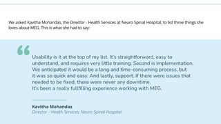 How Neuro Spinal Hospital used MEG to Streamline and Automate Document ...