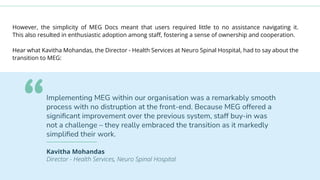 How Neuro Spinal Hospital used MEG to Streamline and Automate Document ...