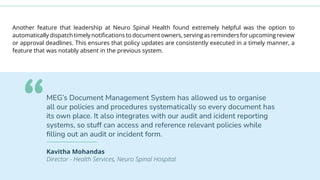 How Neuro Spinal Hospital used MEG to Streamline and Automate Document ...