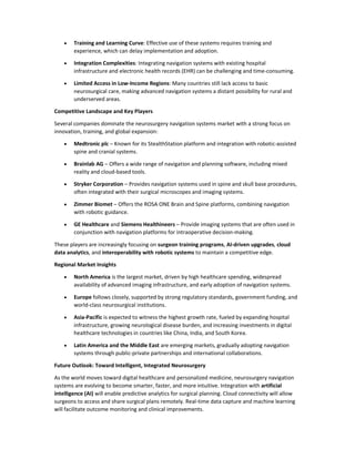 Neurosurgery Navigation Systems Market: Enhancing Accuracy in Complex ...