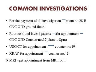 Neurosurgery opd work flow | PPT