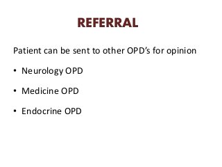 Neurosurgery opd work flow | PPT