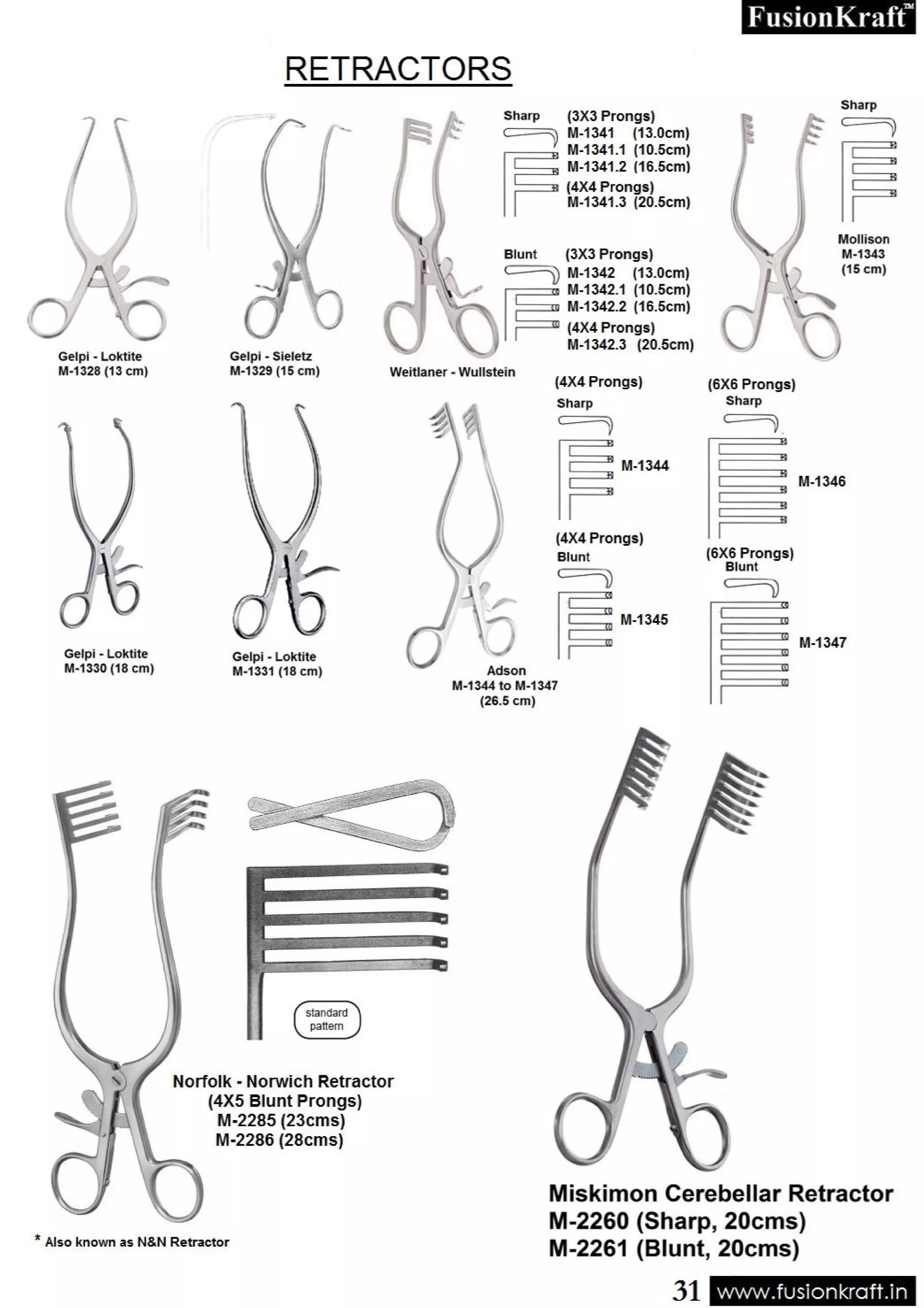Neurosurgery Equipments List | PDF