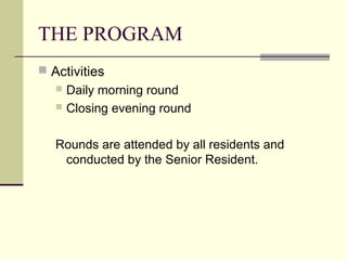 Neurosurgical Residency Program | PPT