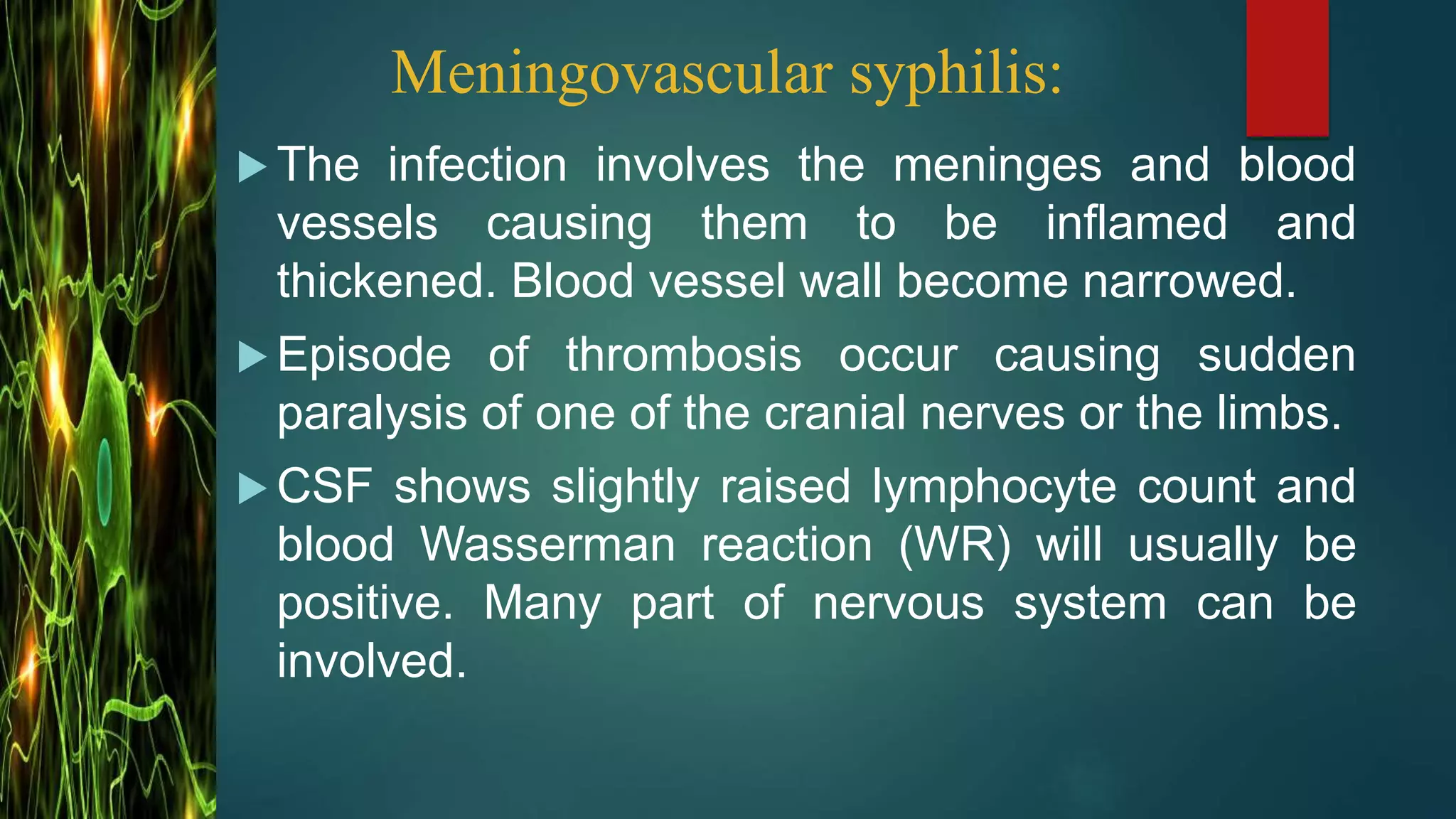 Neurosyphilis | PPTX