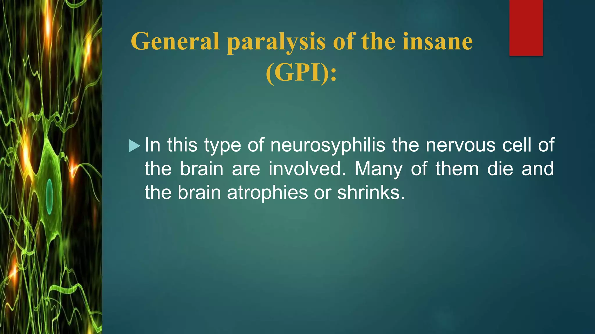 Neurosyphilis | PPTX