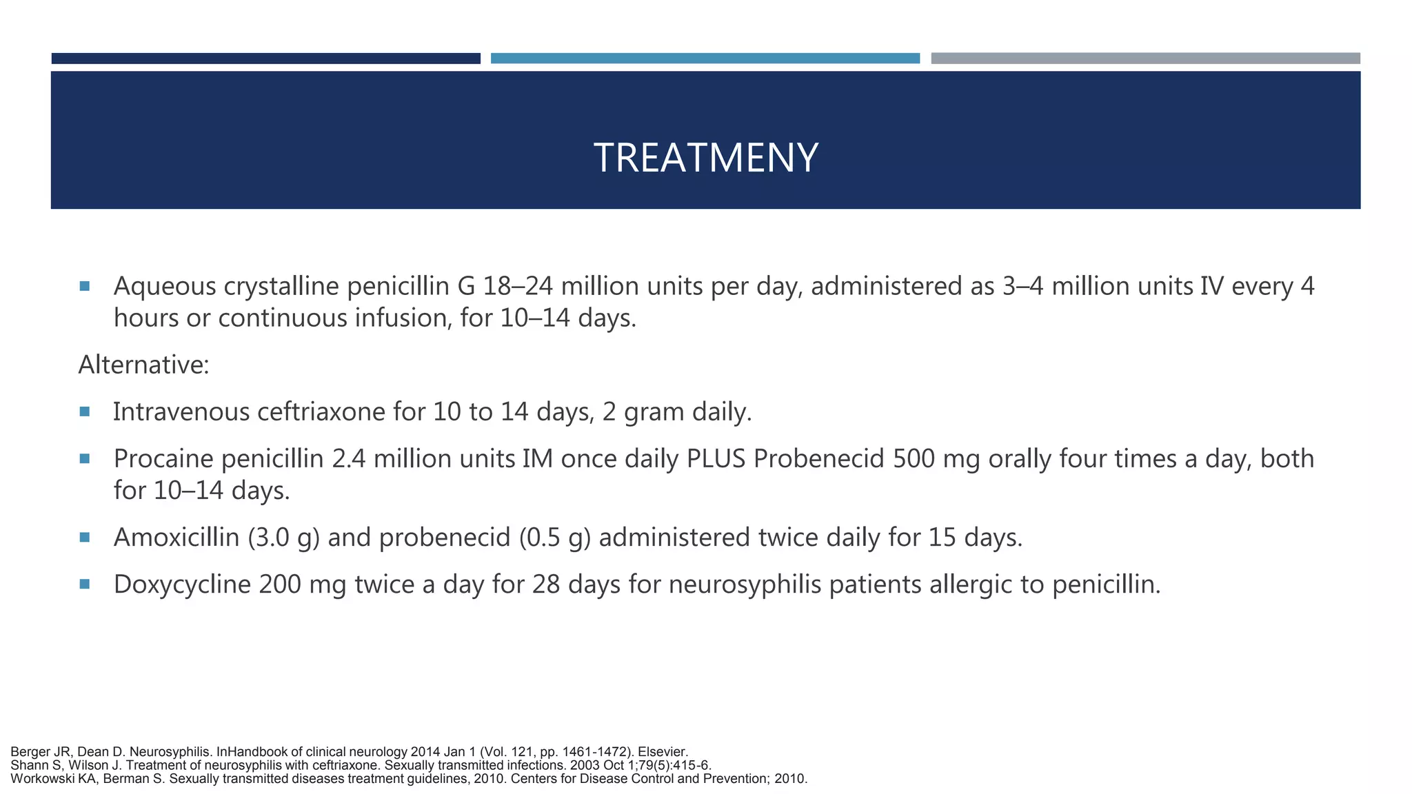 Neurosyphilis | PPTX