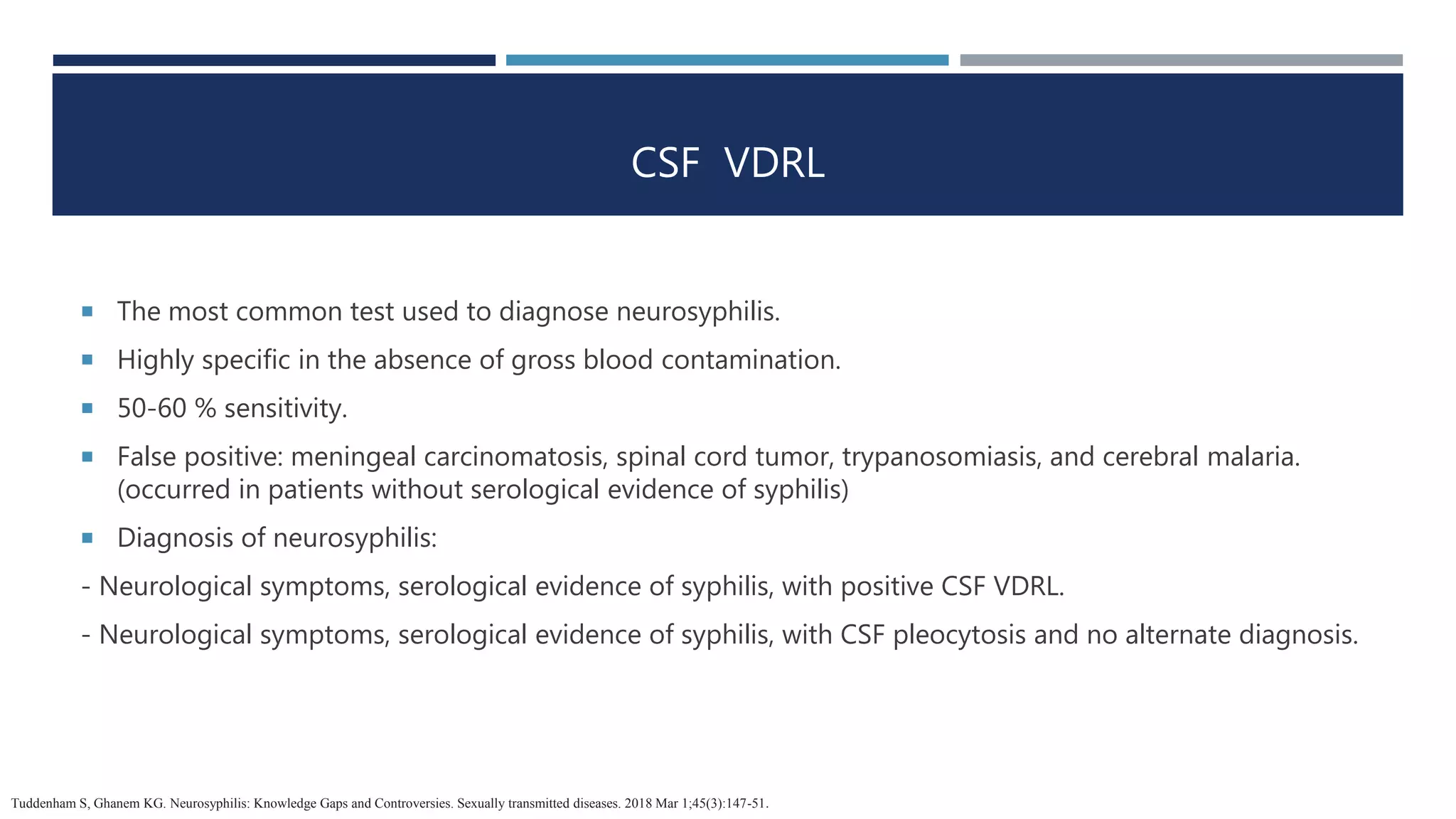 Neurosyphilis | PPTX