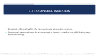 Neurosyphilis | PPTX | Infectious Diseases | Diseases and Conditions