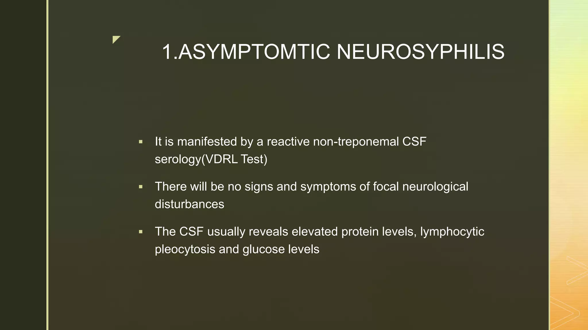 Neurosyphilis and its physiotherapy management | PPT