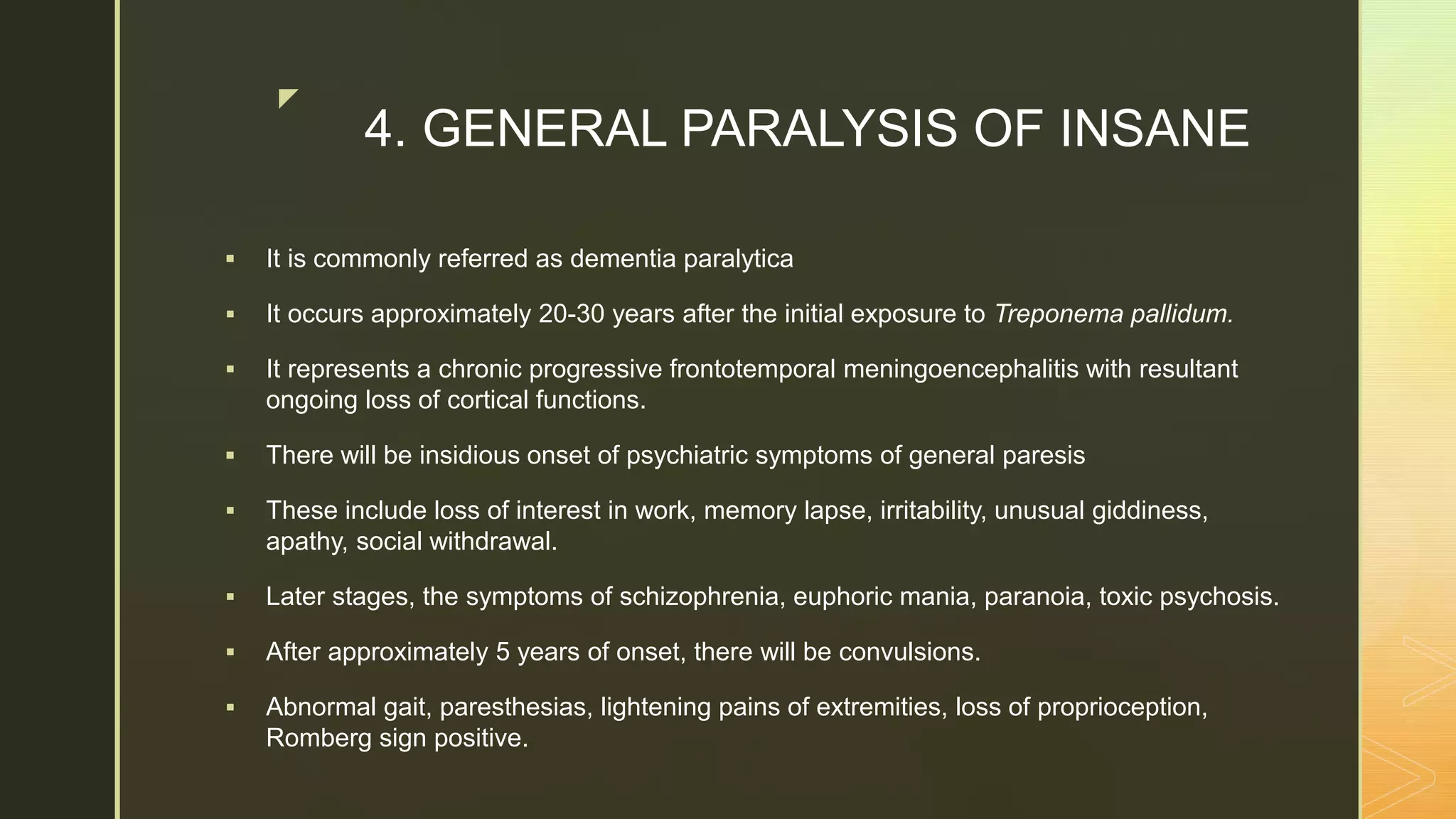 Neurosyphilis and its physiotherapy management | PPT