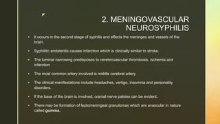 Neurosyphilis and its physiotherapy management | PPT