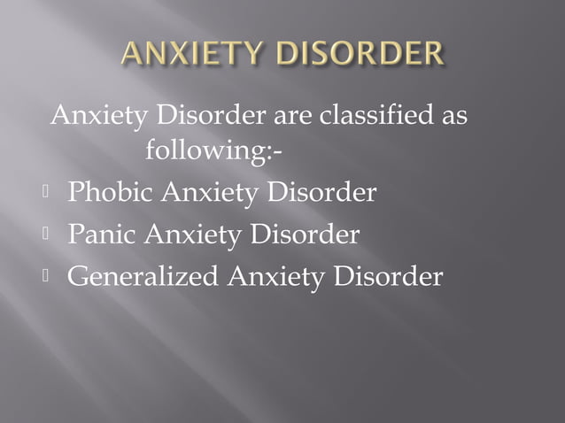 Neurotic disorder | PPT