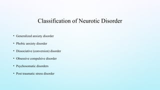 neurotic disorder presentation in psychiatry.pptx