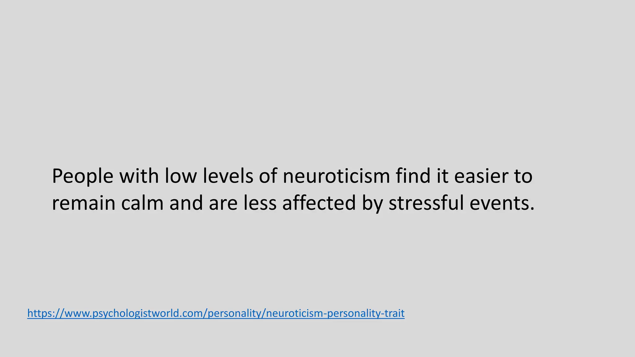 Neuroticism | PDF