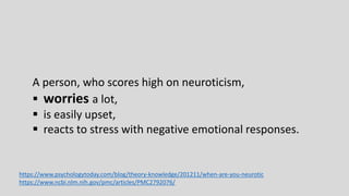 Neuroticism | PDF
