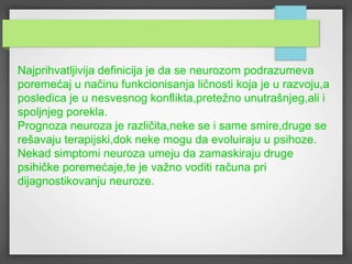 Neuroticna reagovanja-dece | PPTX