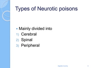 Neurotic poisons | PPTX