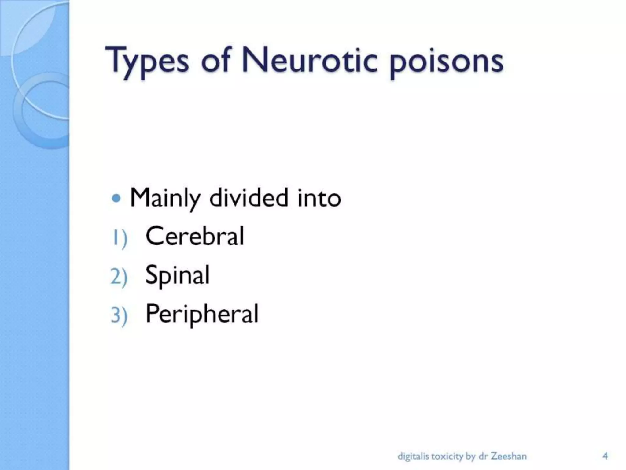Neurotic poisoning / CNS poisoning | PPTX | Brain and Nervous System Disorders | Diseases and ...