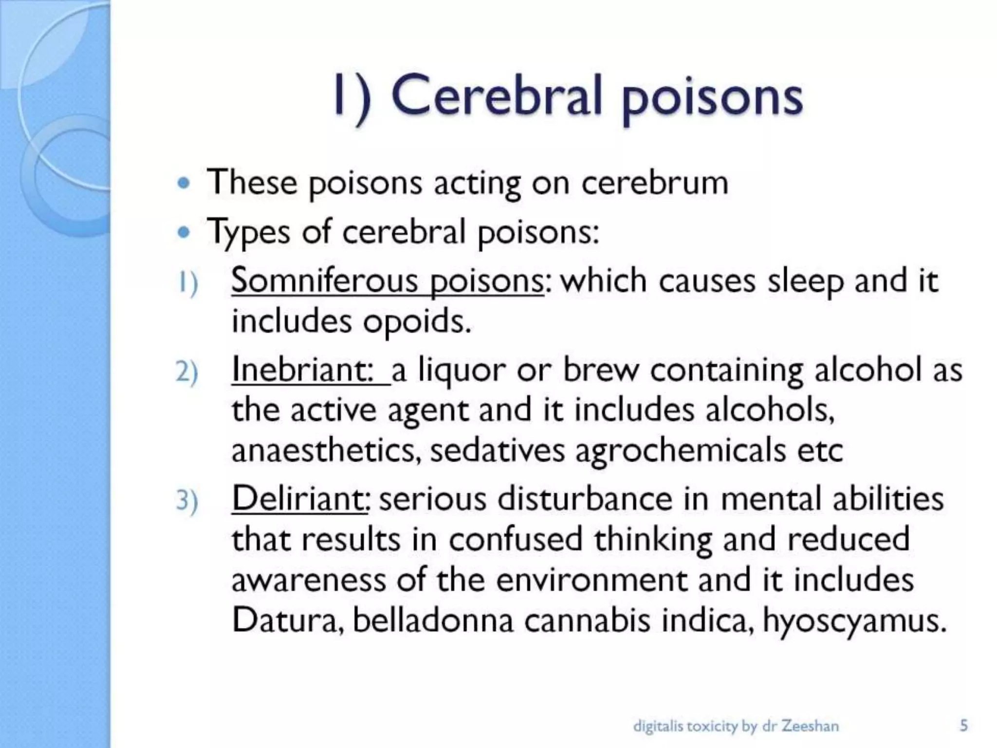 Neurotic poisoning / CNS poisoning | PPT