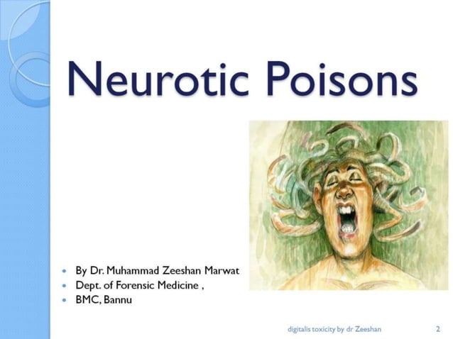 Neurotic poisoning / CNS poisoning | PPT