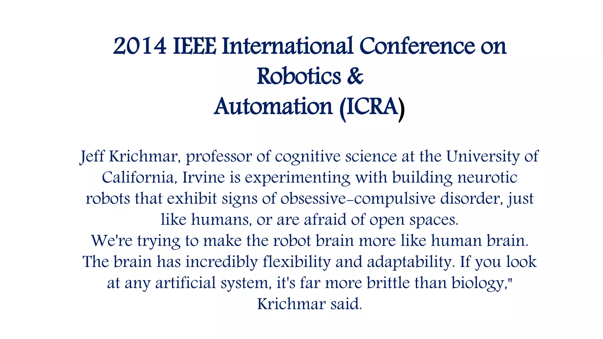 Neurotic Robot | PPTX
