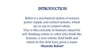 Neurotic Robot | PPTX