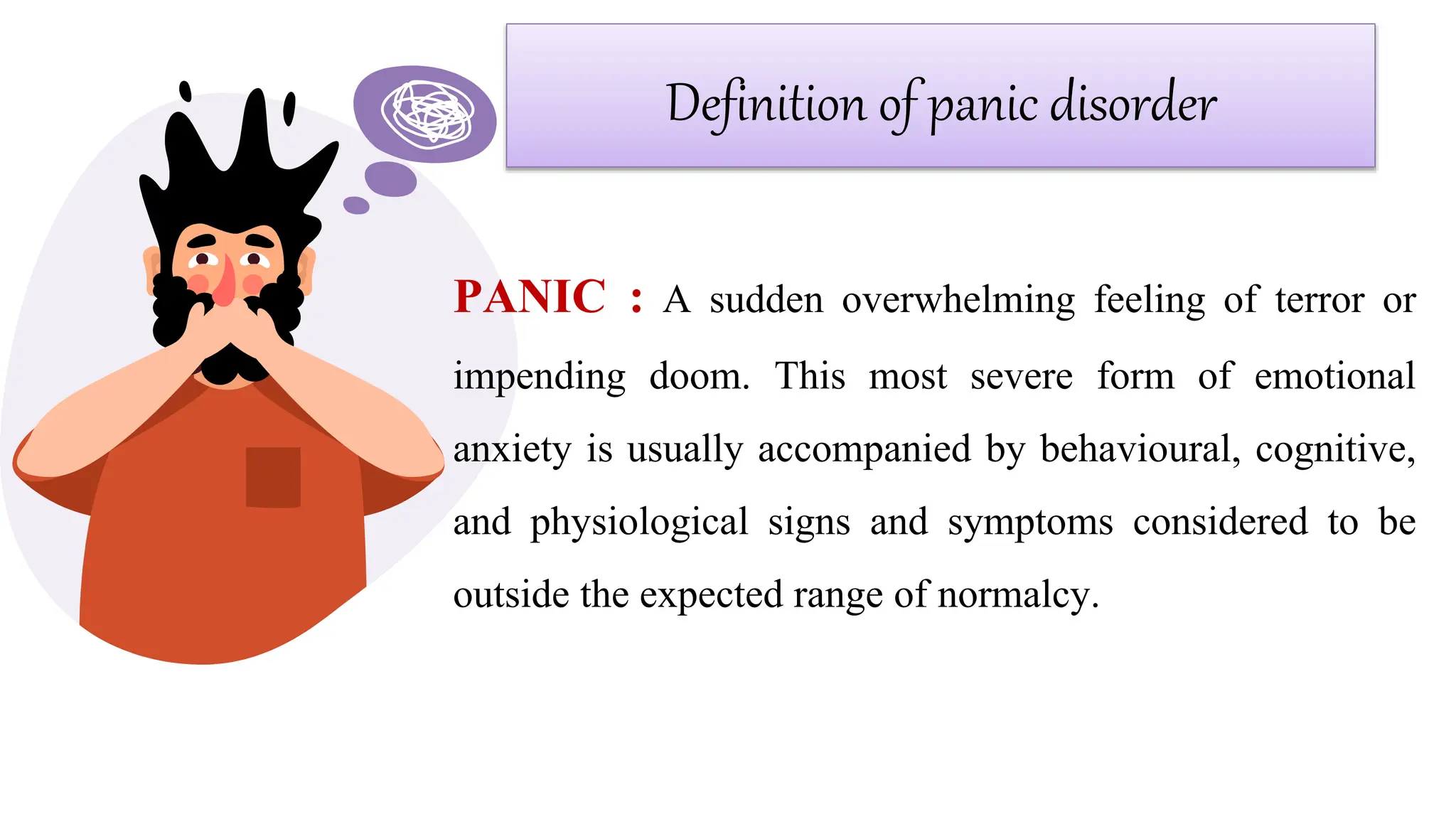 NEUROTIC STRESS RELATED DISORDERS including anxiety disorders | PPTX