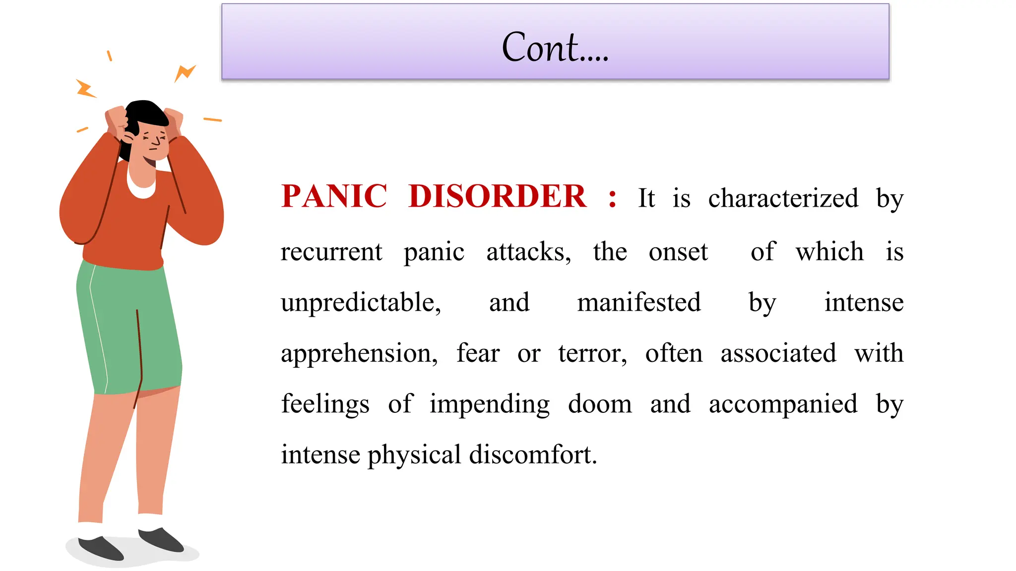 NEUROTIC STRESS RELATED DISORDERS including anxiety disorders | PPTX