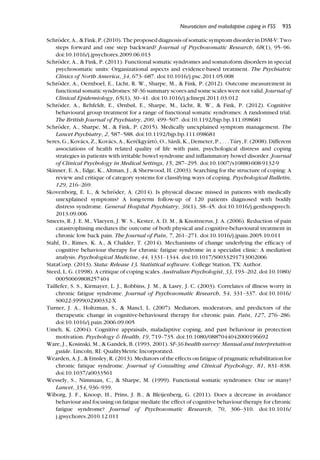 Neurotocism and maladaptive coping in patients with functional somatic ...