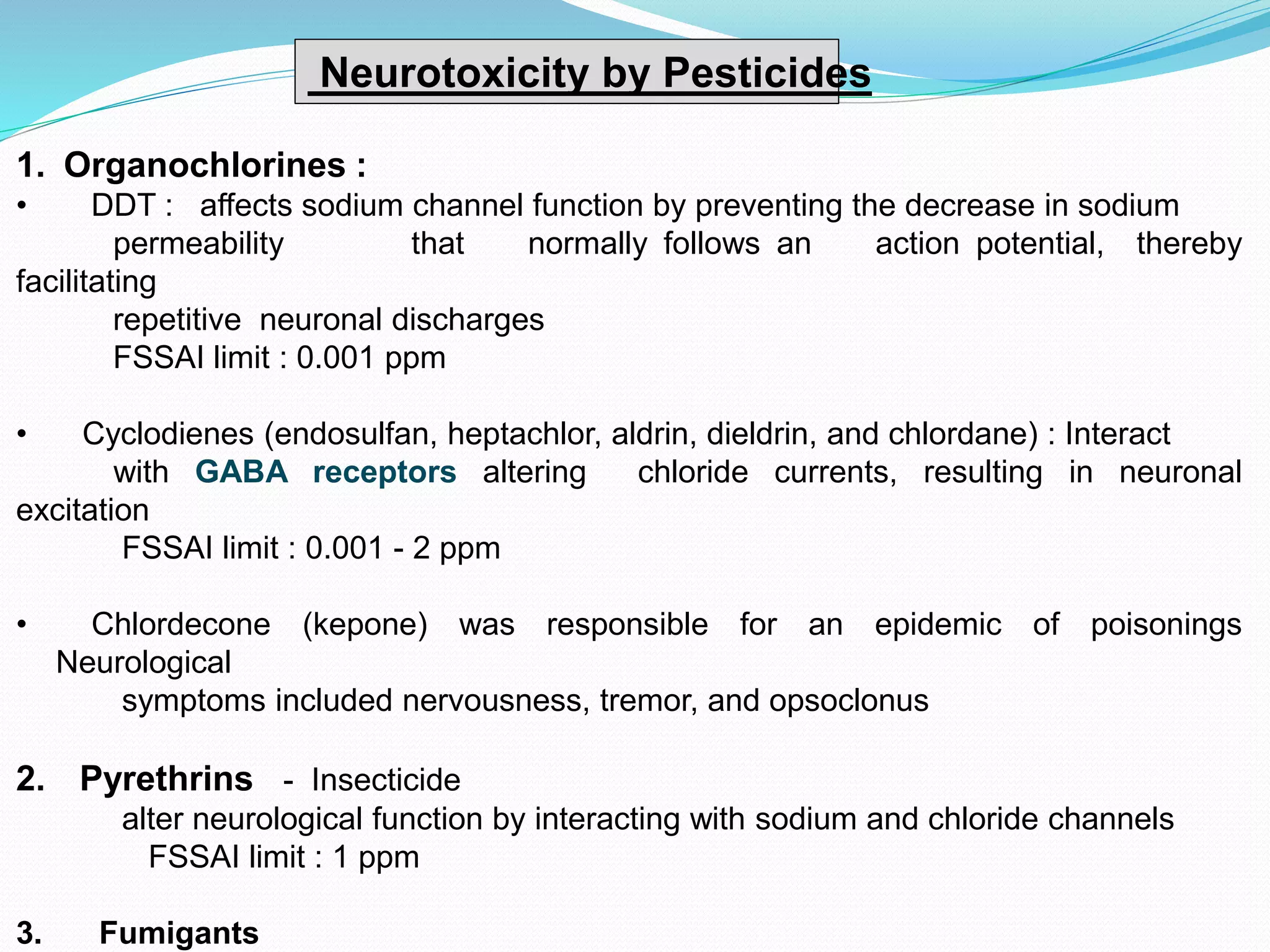 Neurotoxicity and its evaluation | PPTX