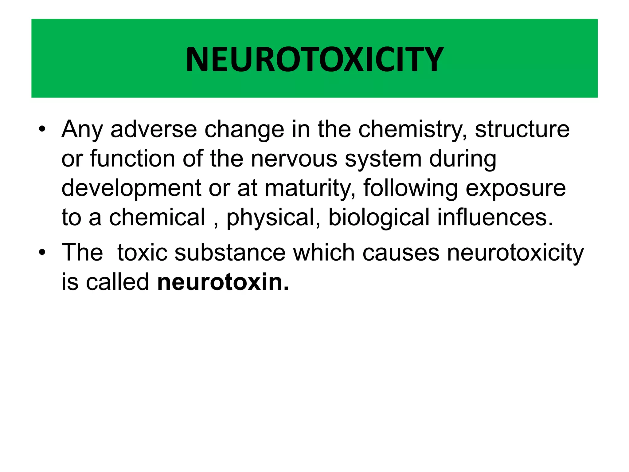 Neurotoxicity & Cytotoxicity | PPTX