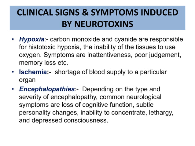 Neurotoxicity & Cytotoxicity | PPTX | Brain and Nervous System ...