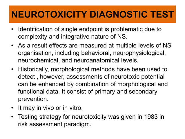 Neurotoxicity & Cytotoxicity | PPTX | Brain and Nervous System ...