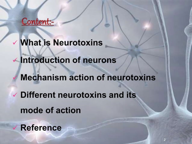 Neurotoxins | PPTX