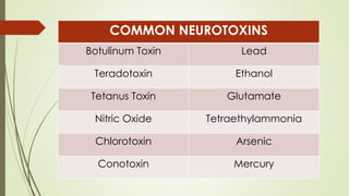 Neurotoxins in Food | PPTX