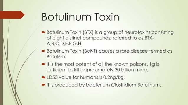 Neurotoxins in Food | PPTX | Brain and Nervous System Disorders ...