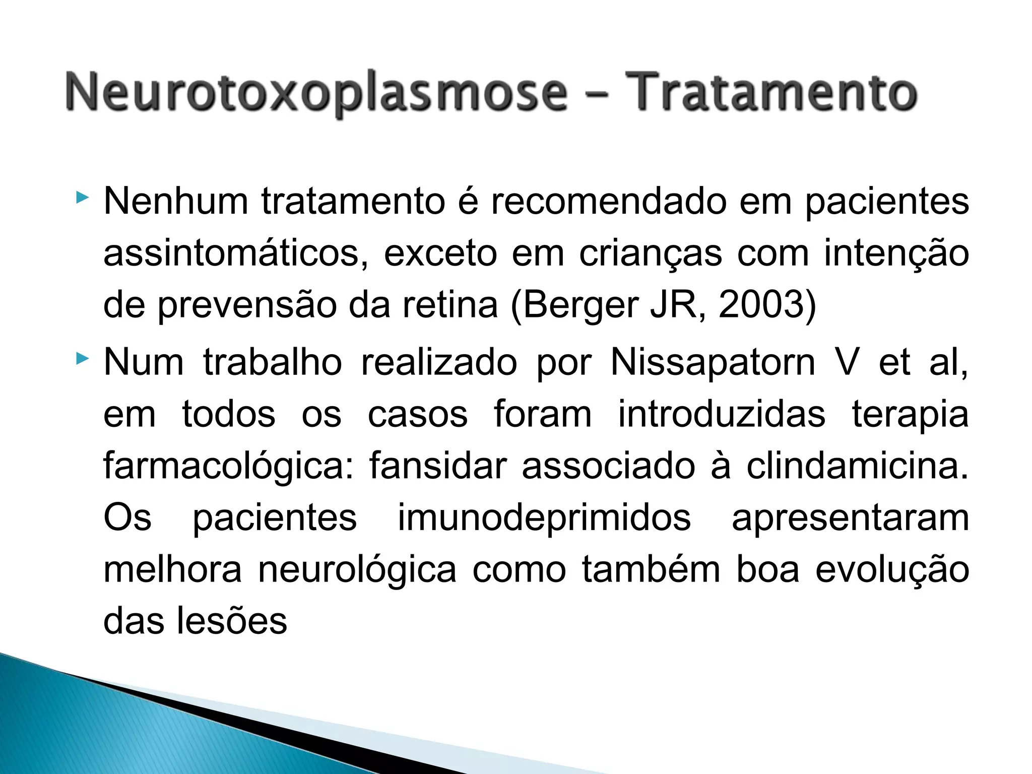 Neurotoxoplasmose | PPT