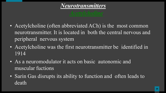 Neurotransmission | Neuromodulation | Mechanism | Disorders | PPT