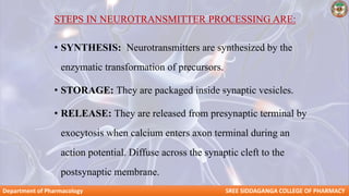 NEUROTRANSMISSION introduction , steps involved | PPTX