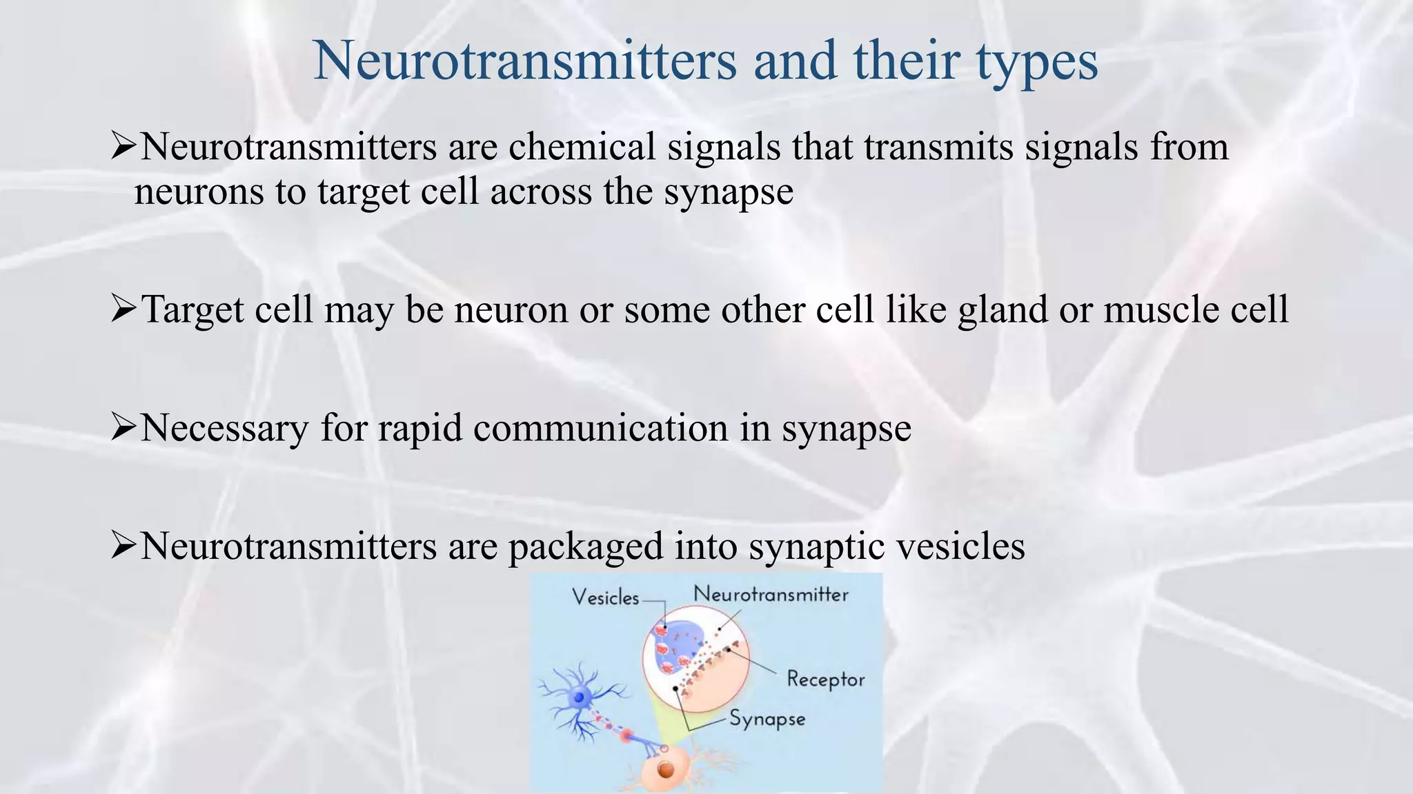 Neurotransmission and neuromuscular junction | PPTX
