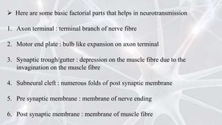 Neurotransmission and neuromuscular junction | PPTX