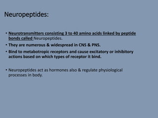 Neurotransmitters | PPTX