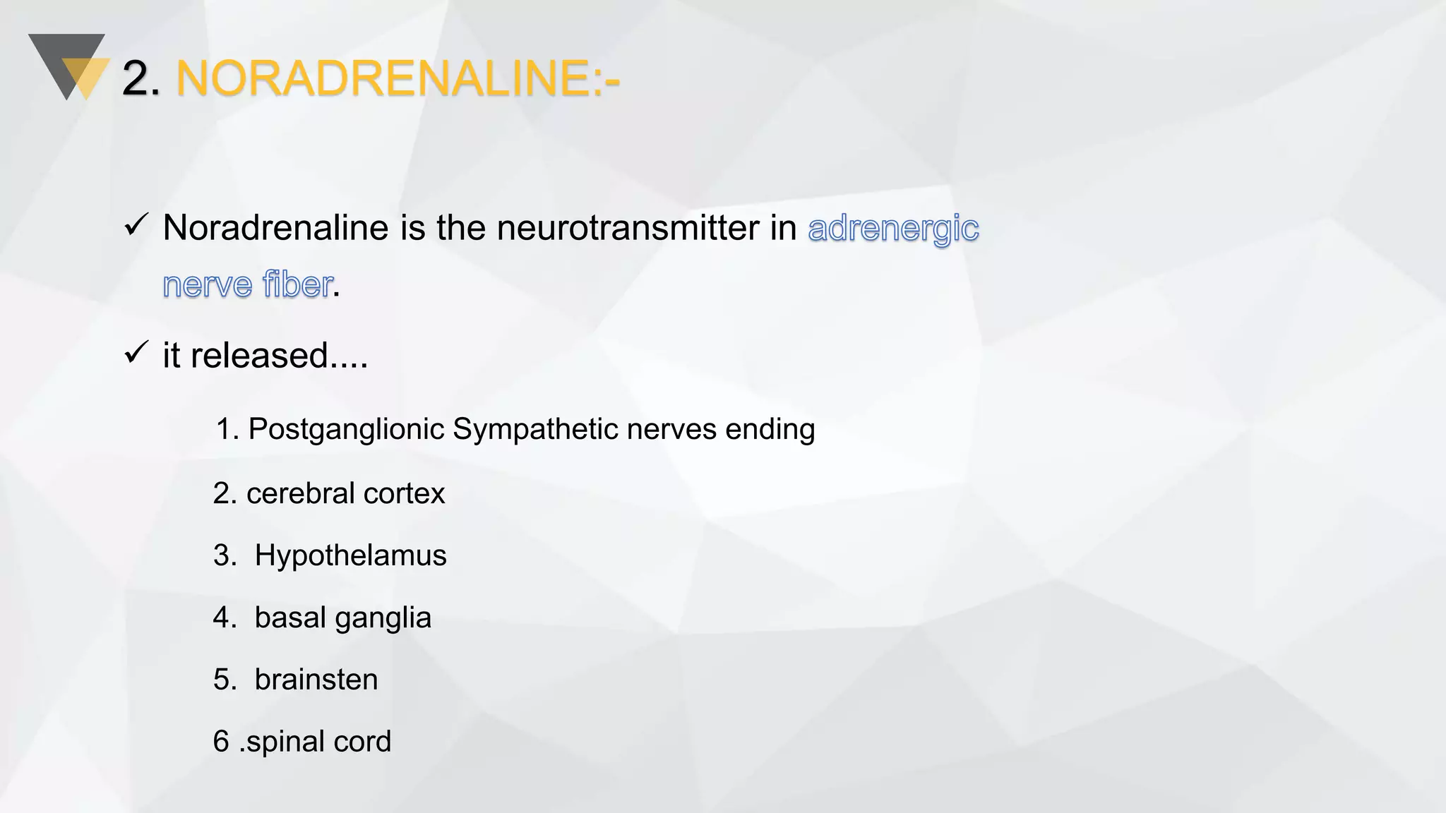Physiology Neurotransmitter (nervous system) ppt | PPT