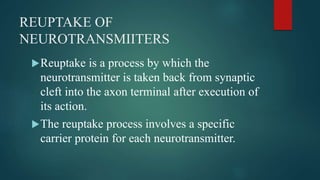 Neurotransmitter ppt | PPTX