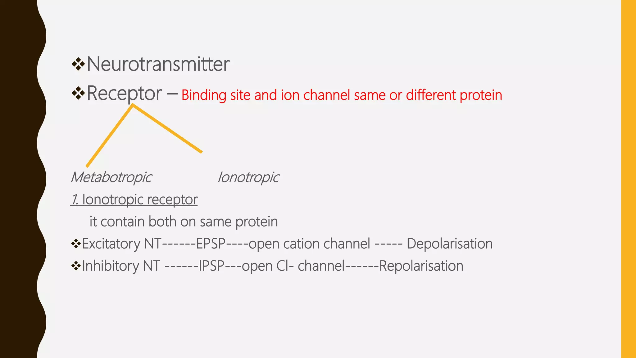 Neurotransmitter&receptors | PPTX
